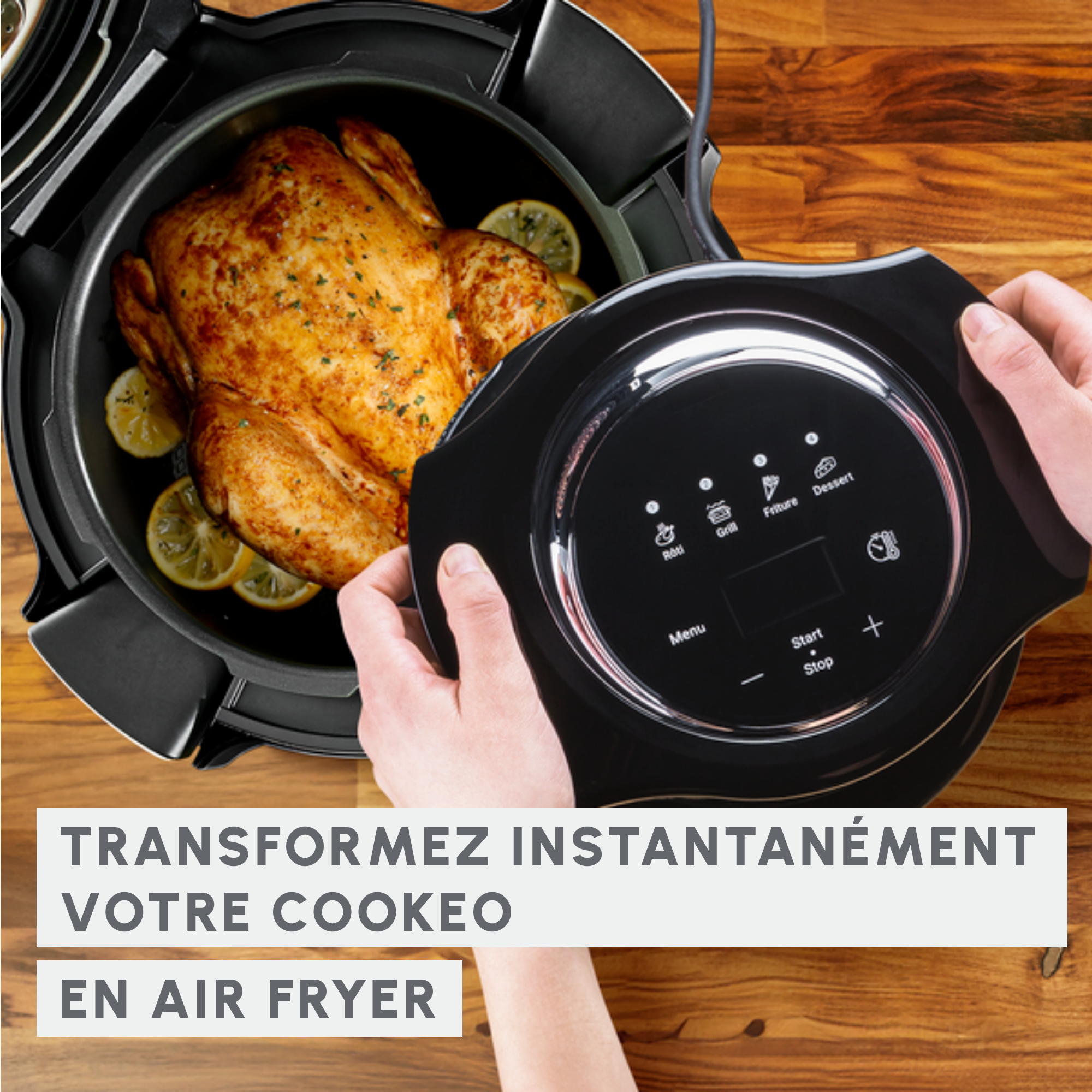 Cookeo Wifi 10-en-1 Noir avec Extra Crisp | Cookeo | Moulinex