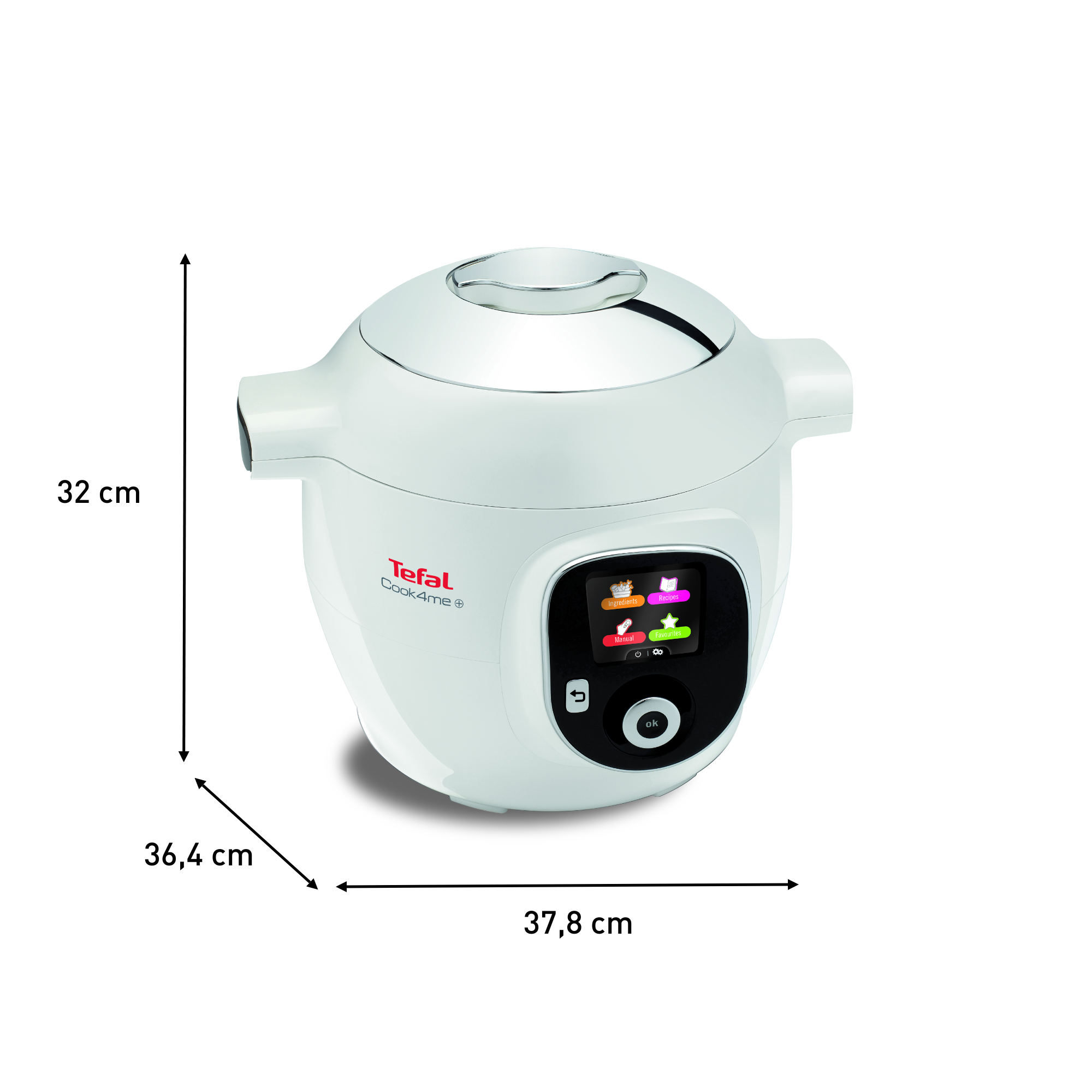 Cook4Me+ CY851130, Интелигентен Мултикукър, Бял | Мултикукъри | Tefal