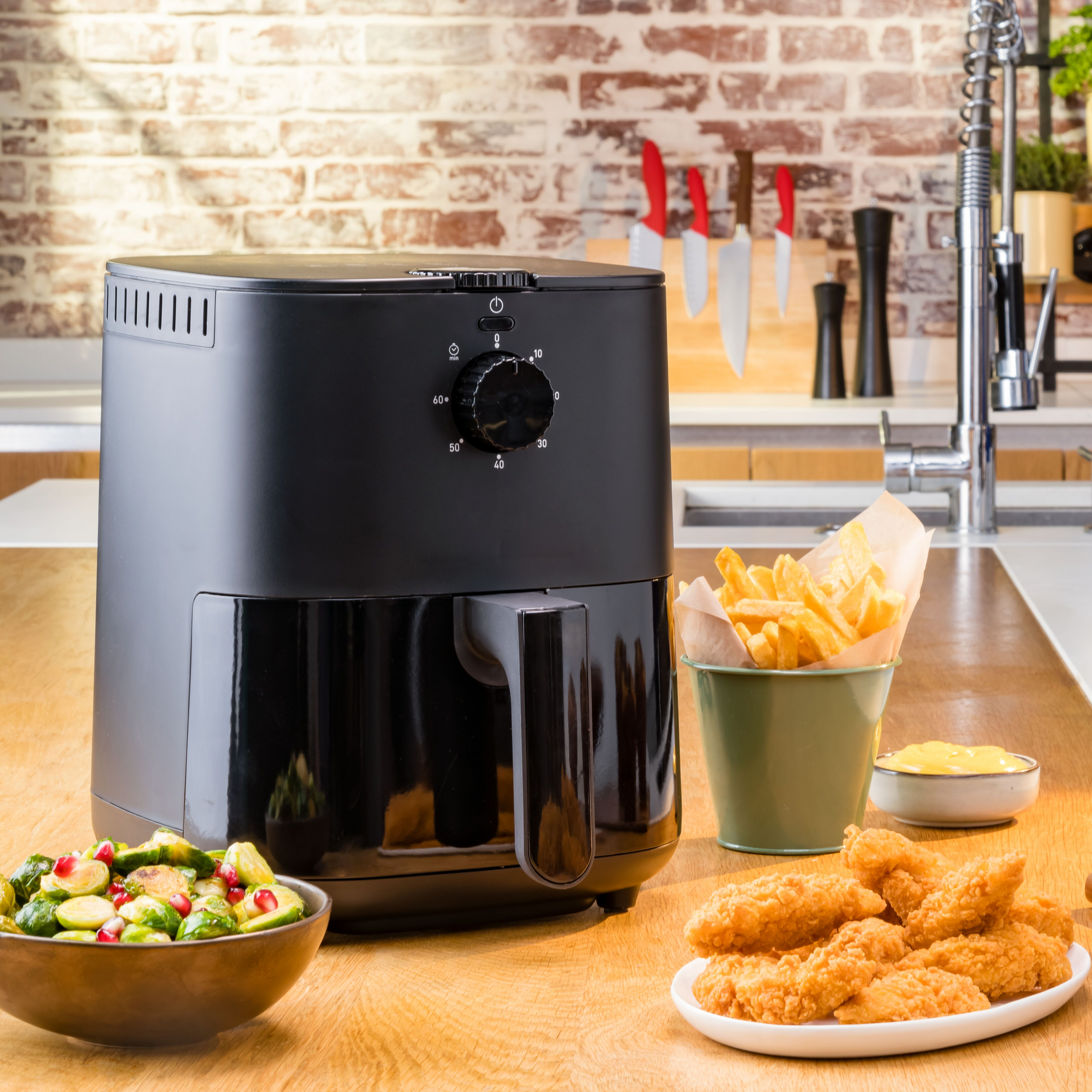 Easy Fry Essential, Air fryer mono tiroir, 3,5L, Jusqu'à 4 personnes ...