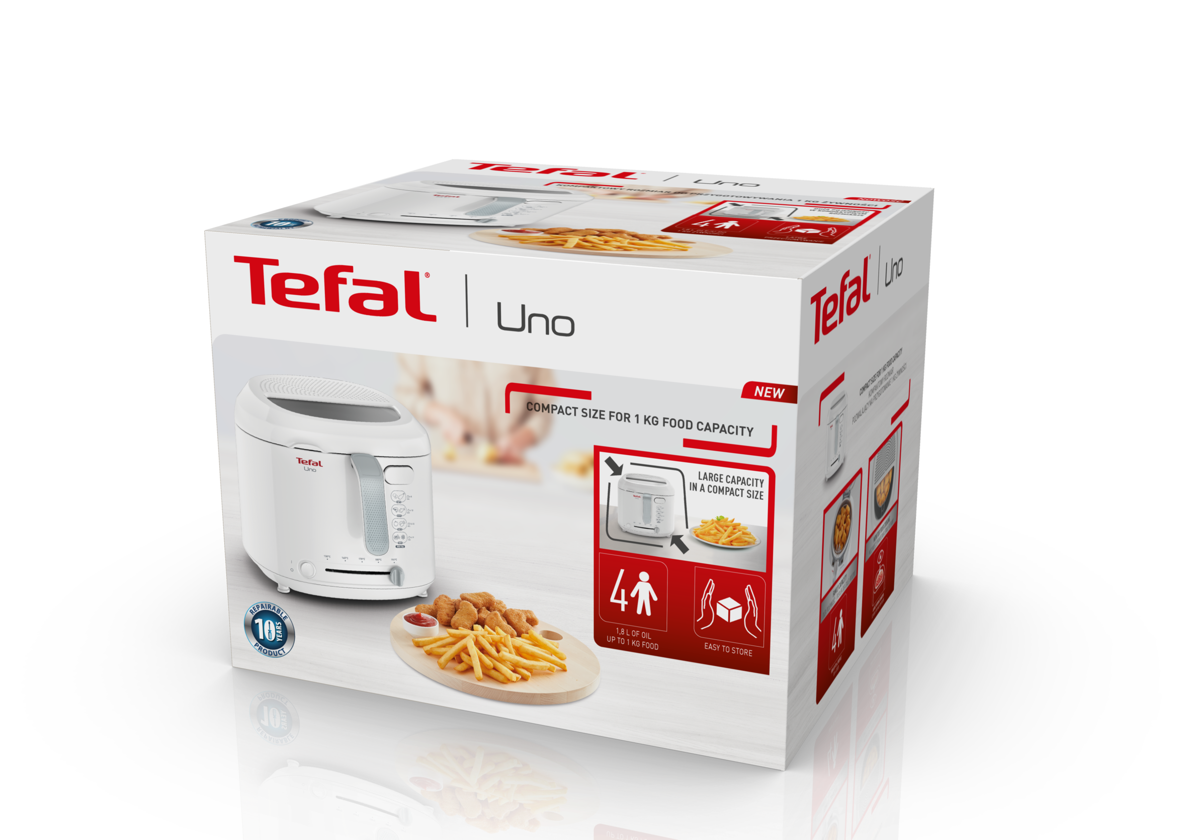 Modes d'emploi Frytkownica tradycyjna TEFAL UNO FF203130 FF203130 Tefal