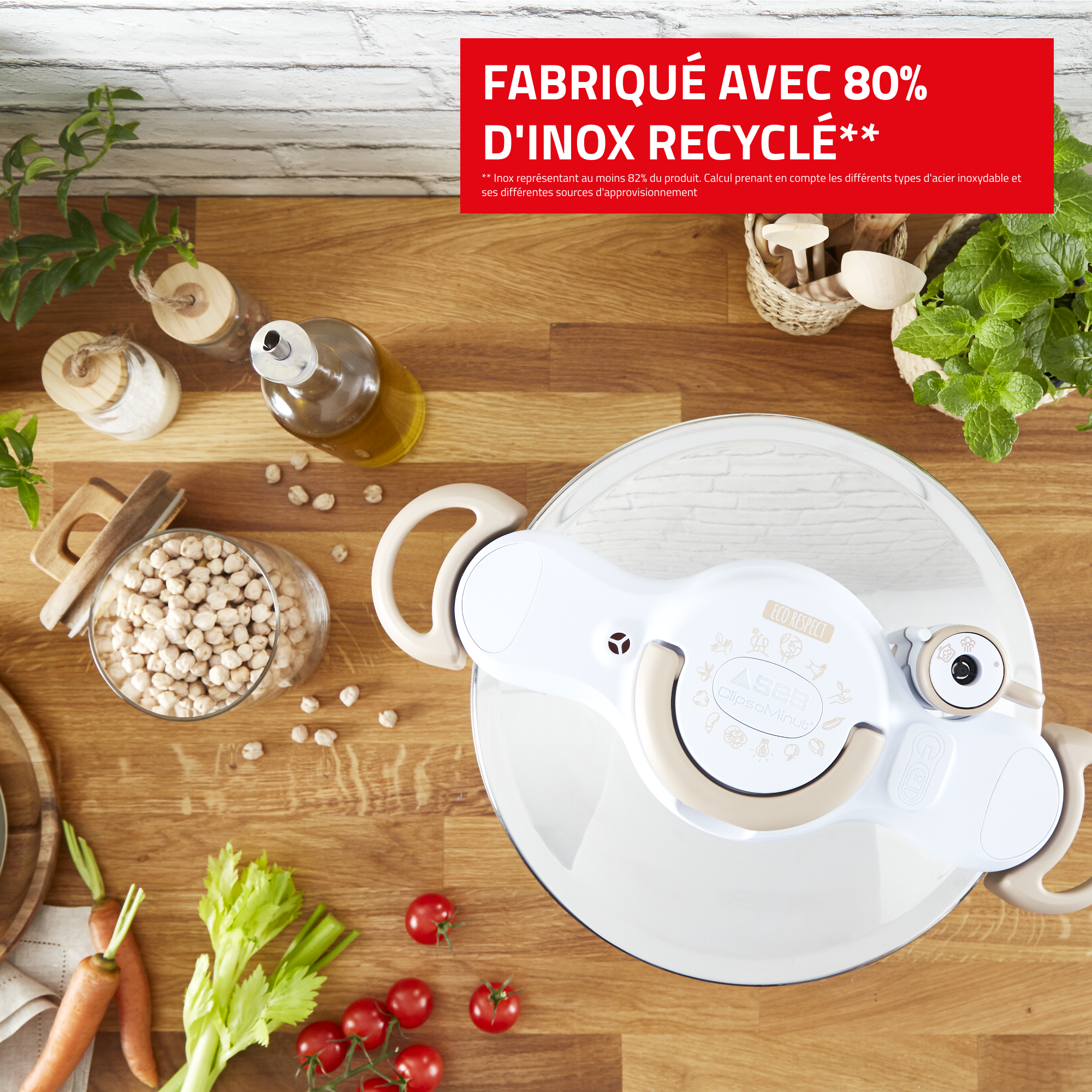 Clipso Minut Eco 6L + Livre de recette | Cocotte-Minute® SEB | Seb