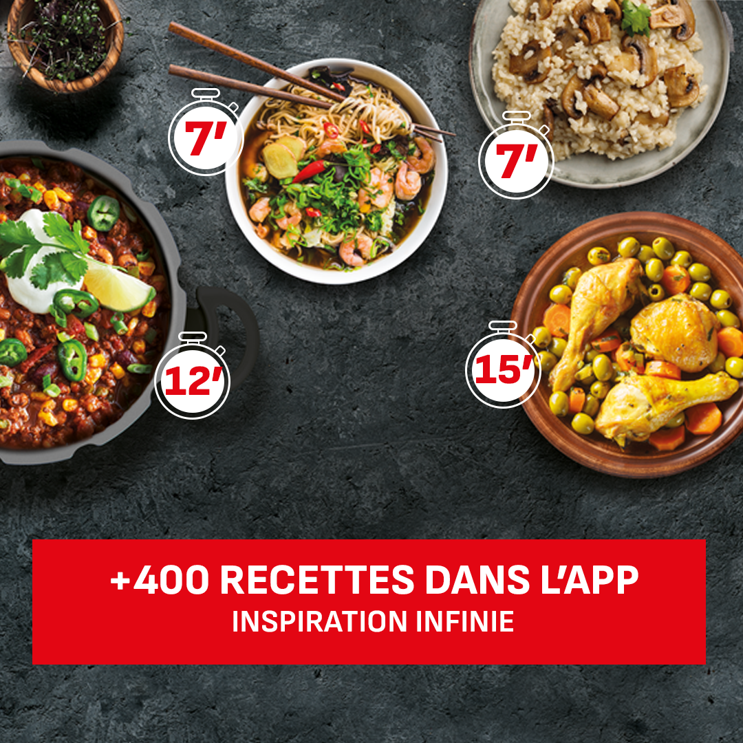 AUTHENTIQUE Eco, Cocotte-minute® 9L, Induction, Cuisson rapide, Cuisine saine, Fabriqué en ...