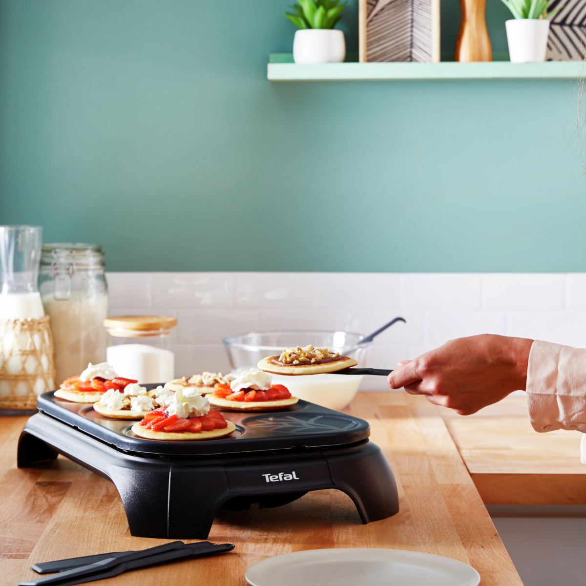 ECO CREP'PARTY ECO CONCU NOIR 6 CREPES | CREPIERES | Tefal