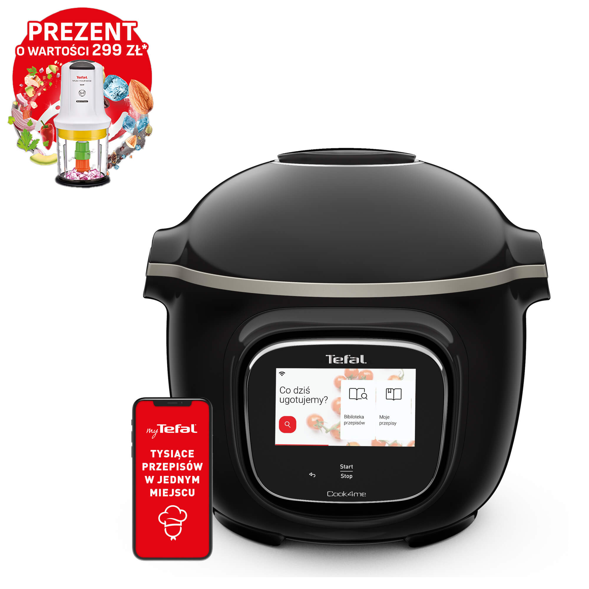 Multicooker Tefal Cook4Me Touch CY9128 - sklep Tefal