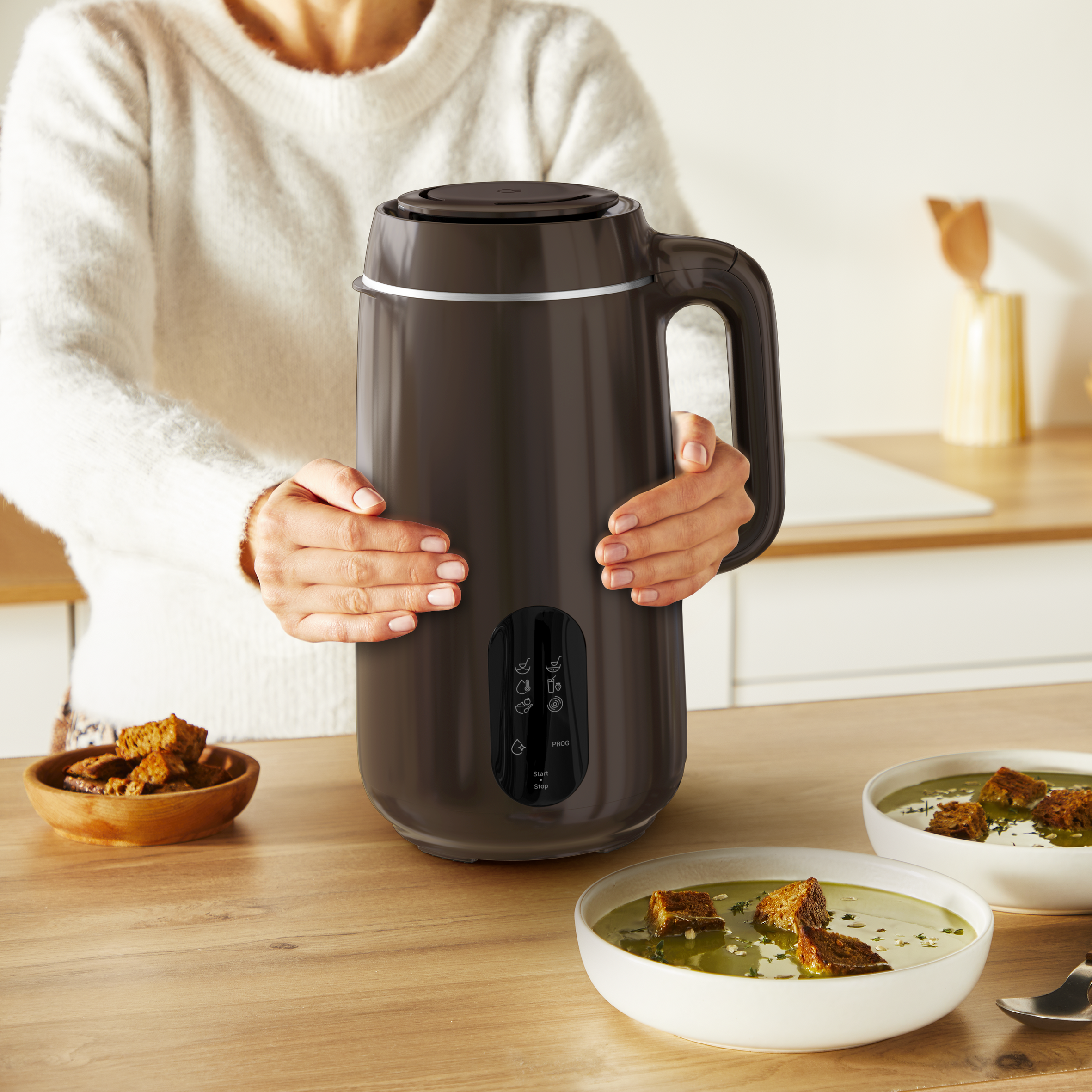 Multisoup LM5629F0 Blender chauffant - 850 W - 6 programmes - 1,2L ...