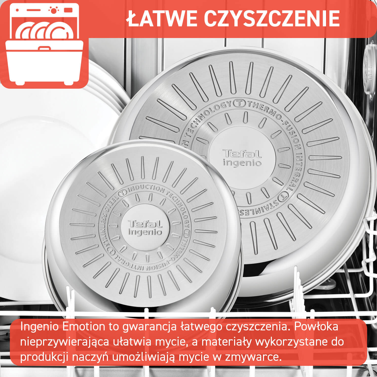 Zestaw patelni TEFAL INGENIO EMOTION - 4 elementy | Zestawy patelni Tefal Ingenio | Tefal