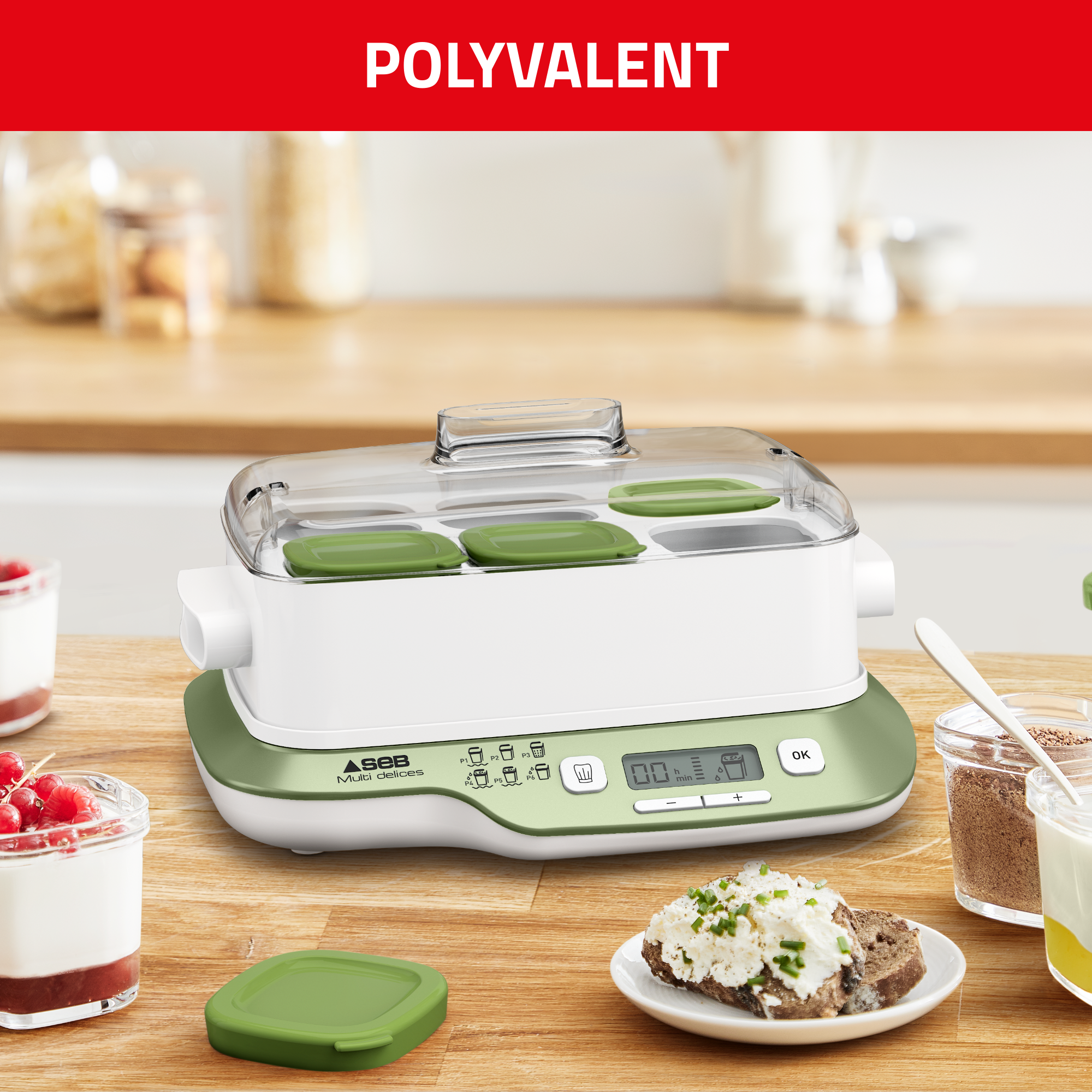 Multi Delices Express & Végétal 6 pots | Yaourtières SEB | Seb