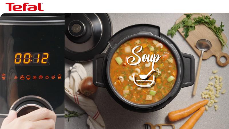 Elektrický hrnec a horkovzdušná fritéza Tefal Turbo Cuisine & Fry ...