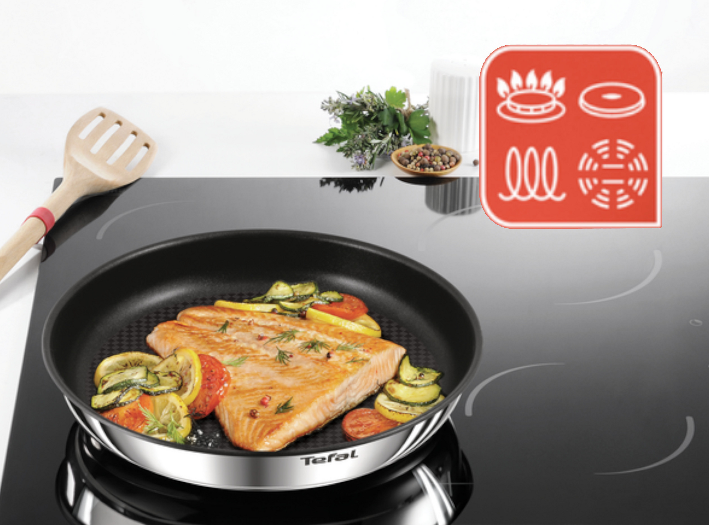 Zestaw patelni TEFAL INGENIO EMOTION - 4 elementy | Zestawy patelni Tefal Ingenio | Tefal